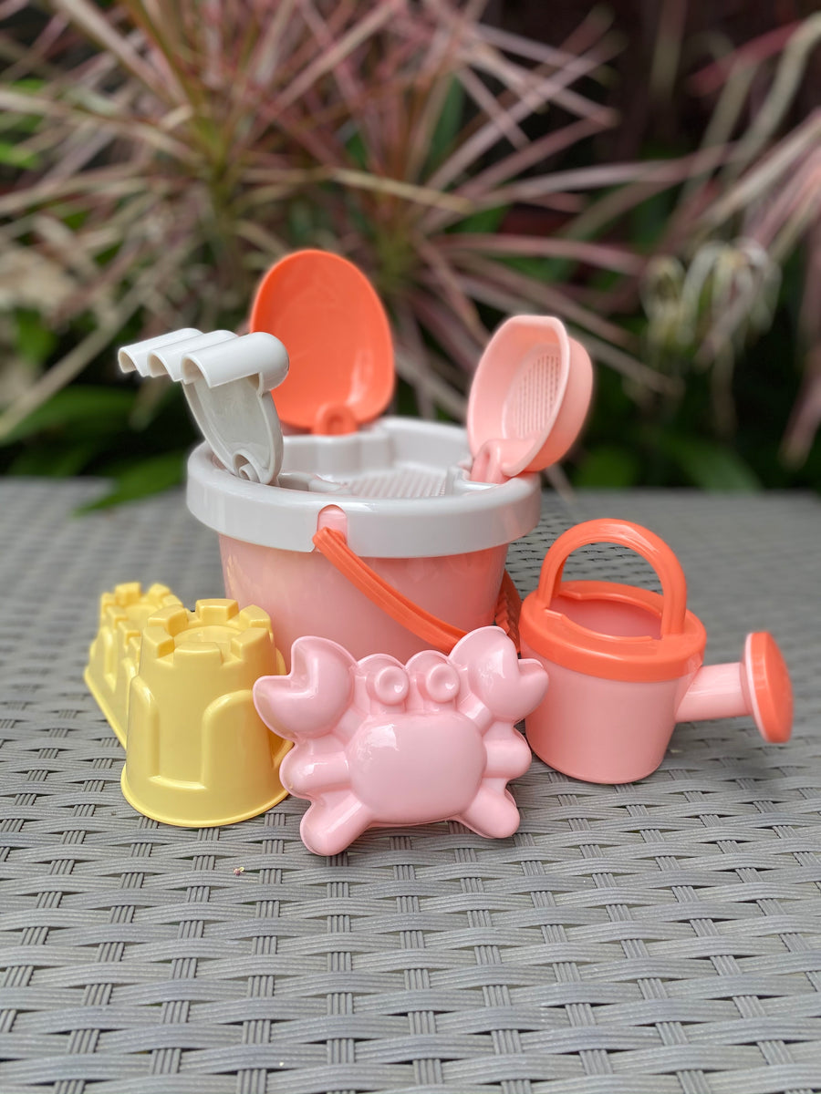 Coral Beach Bucket Set – Baby BeachBums